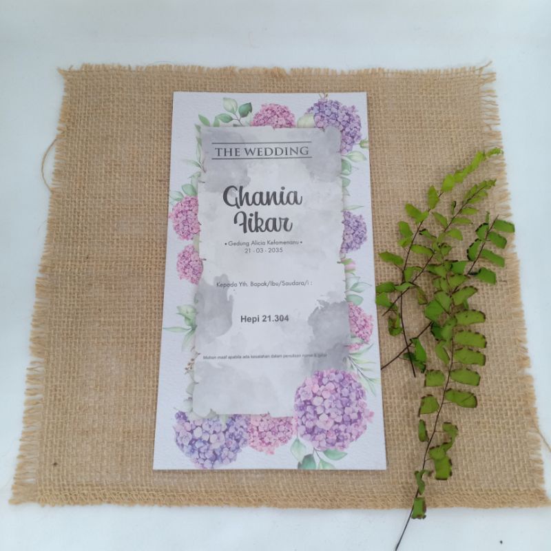 Jual Undangan Pernikahan Rustik Murah Kekinian Unik [Kode: Hepi 21.304 ...