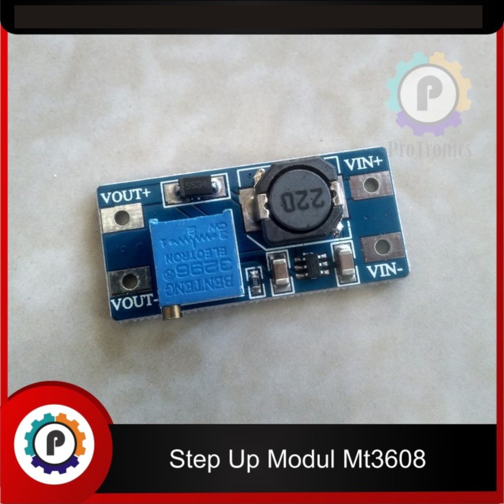Jual MT3608 2A Max DC-DC Step Up Power Module Booster | Shopee Indonesia