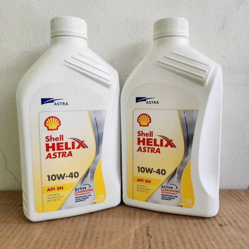 Jual OLI Mobil Shell helix ASTRA 10W-40 API SN+ | SHELL ASTRA 1 LITER ...