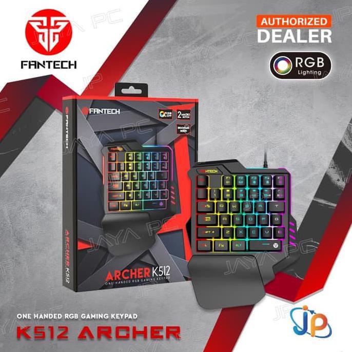 Jual Keyboard Gaming Fantech Archer K512 One-Handed RGB Macro Keypad ...