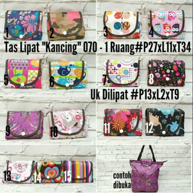 Jual Tas lipat kancing 070 (shopping bag) | Shopee Indonesia