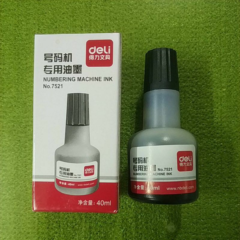 Jual Tinta Stempel Nomor Numerator no.7521 Warna Hitam / Numbering ...