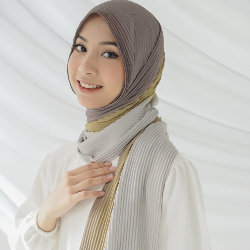 Jual Anna pleats ombre batch 2/pashmina plisket gradasi/pashmina ...
