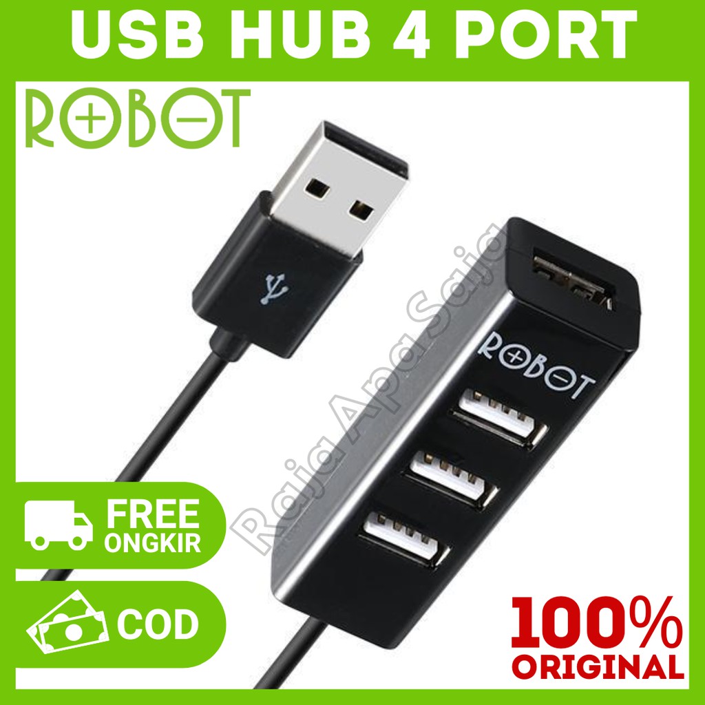 Jual USB HUB 2.0 4 Port USB Station Sambungan Colokan USB Robot ...