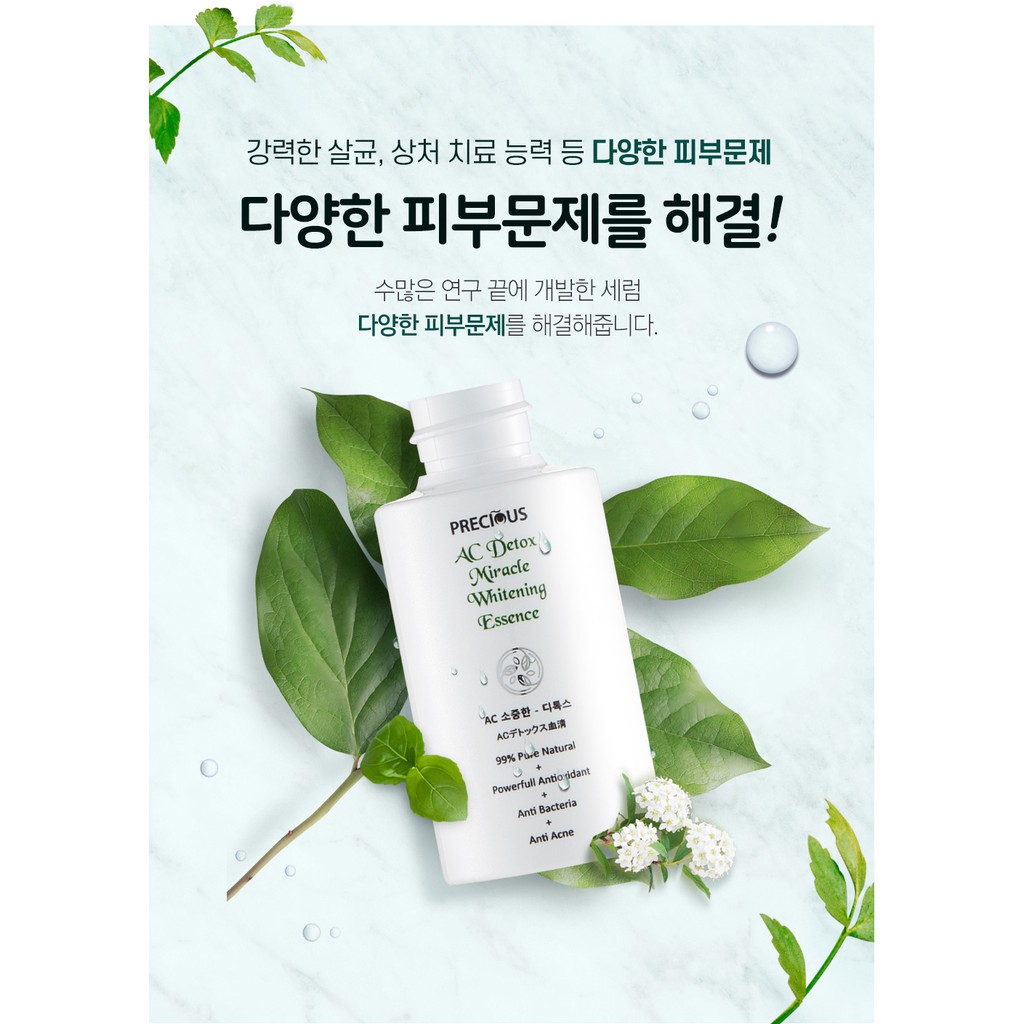 Jual obat jerawat - Precious AC DETOX Miracle Whitening Essence serum ...