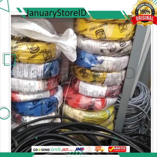 Jual KABEL NYAF 1,5MM 1.5MM JEMBO SERABUT ECERAN METERAN 1X1,5 1X1.5MM | Shopee Indonesia