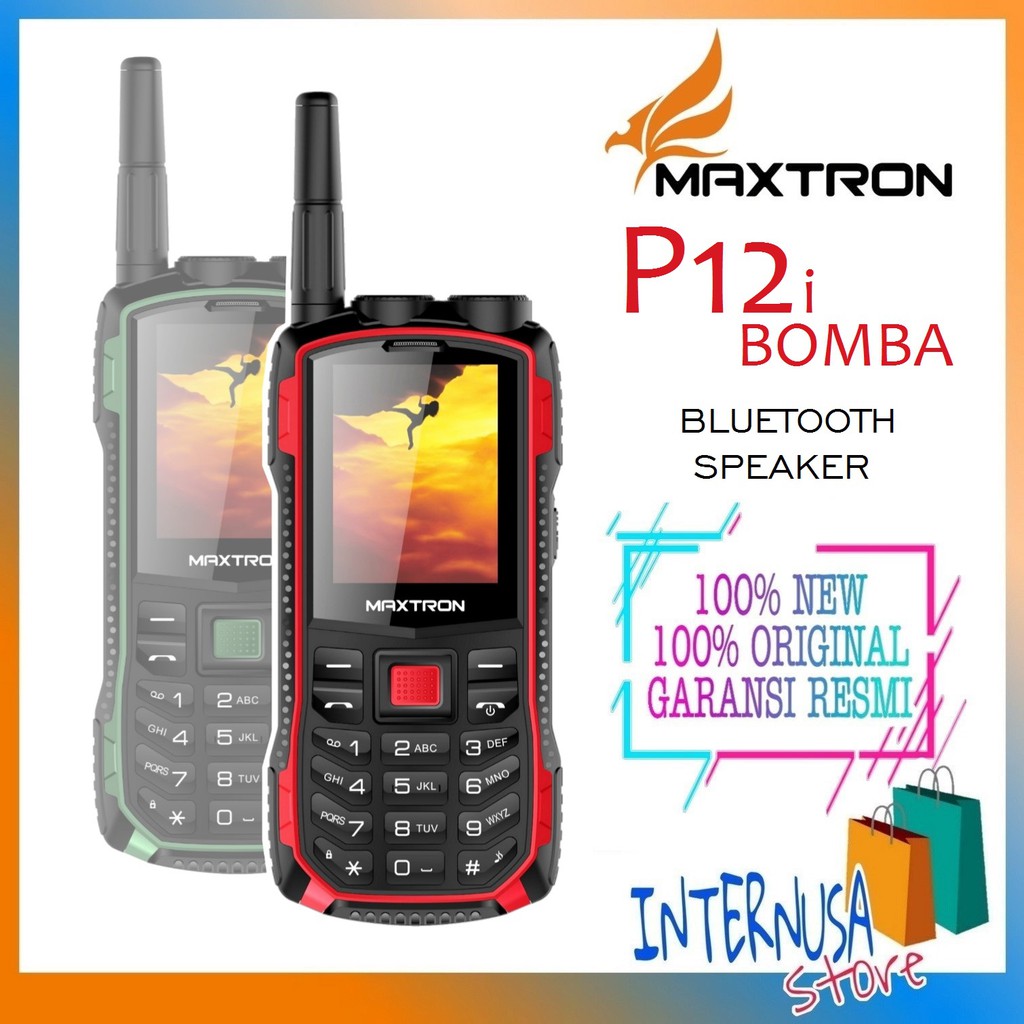 Jual HP MAXTRON P12i BOMBA - HP OUTDOOR 2,4" - HP MAXTRON P12 BOMBA ...