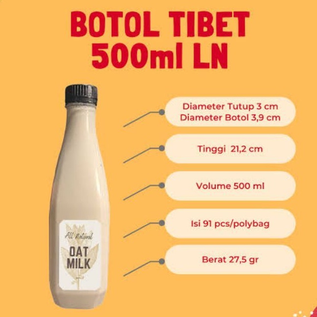 Jual botol tibet 500ml / botol madu 10pcs | Shopee Indonesia