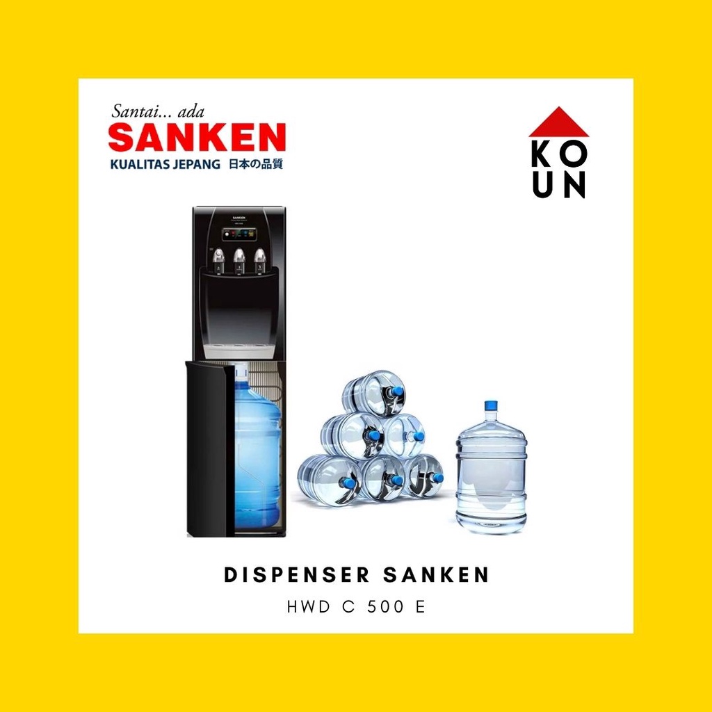 Jual (COD READY) DISPENSER SANKEN HWD-C500E GALON BAWAH / HWD C 500 E / HWD C 500E (NORMAL, COLD ...