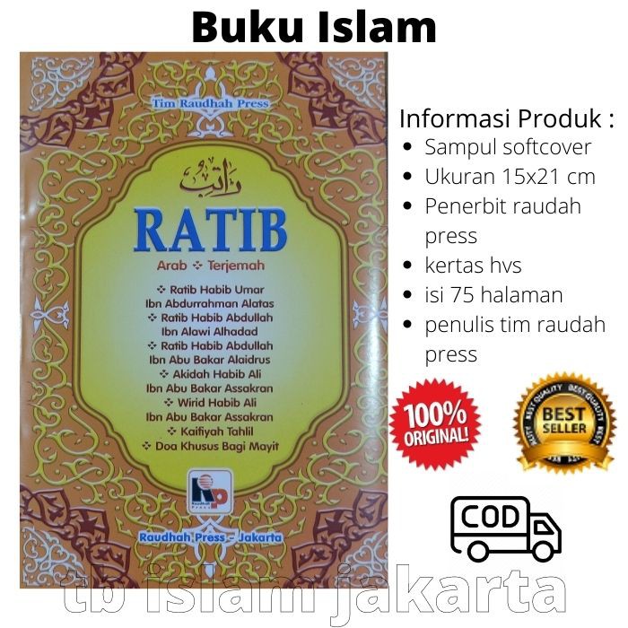 Jual Ratib Arab dan Terjemah Al Athos Al Alatos Al Hadad Al Haddad ...