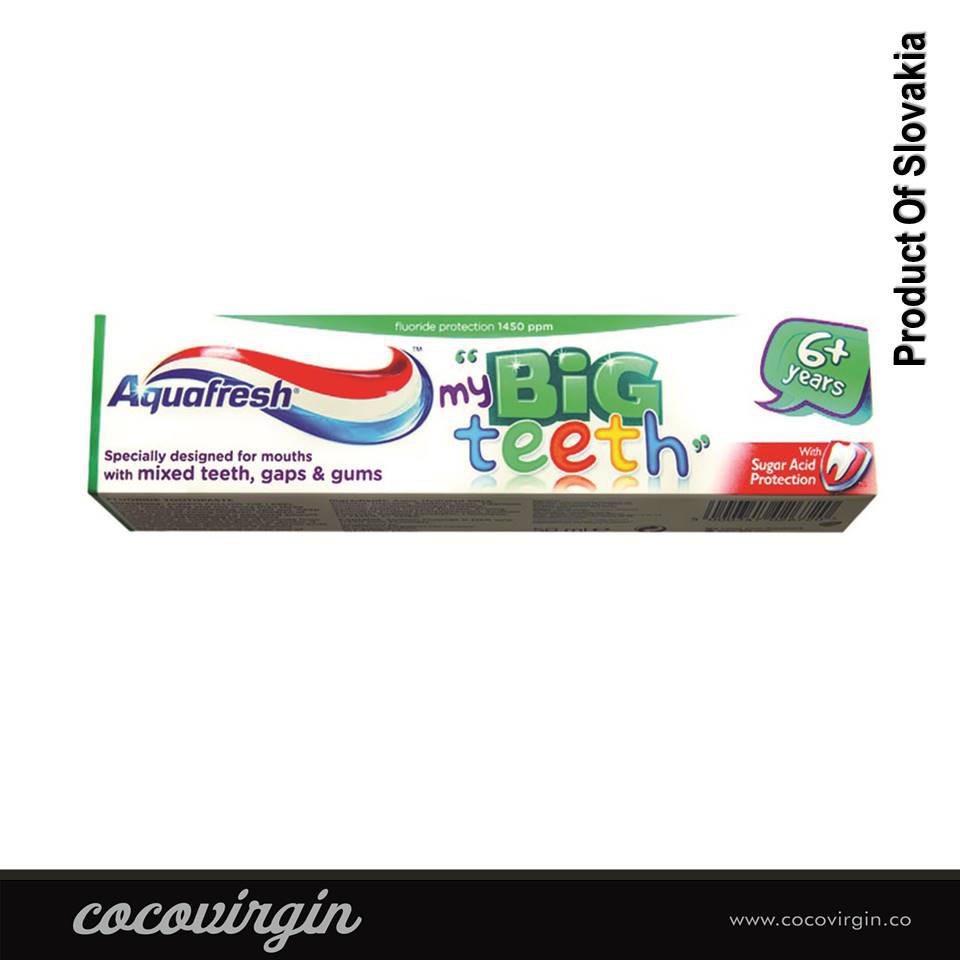 Jual AQUAFRESH BIG TEETH TOOTHPASTE 50ML | Shopee Indonesia