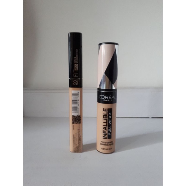 Jual MAYBELLINE FIT ME CONCEALER 20 LOREAL INFALLIBLE CONCEALER 309 ...