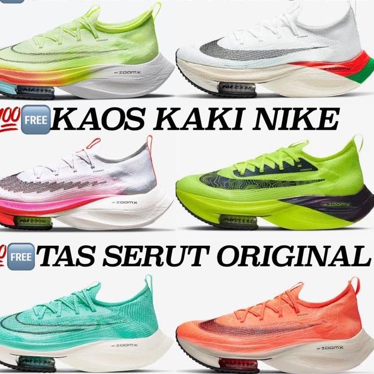 Jual Tren Kekinian.. SEPATU RUNNING PRIA AIR ZOOM ALPHAFLY NEXT% BLACK ...