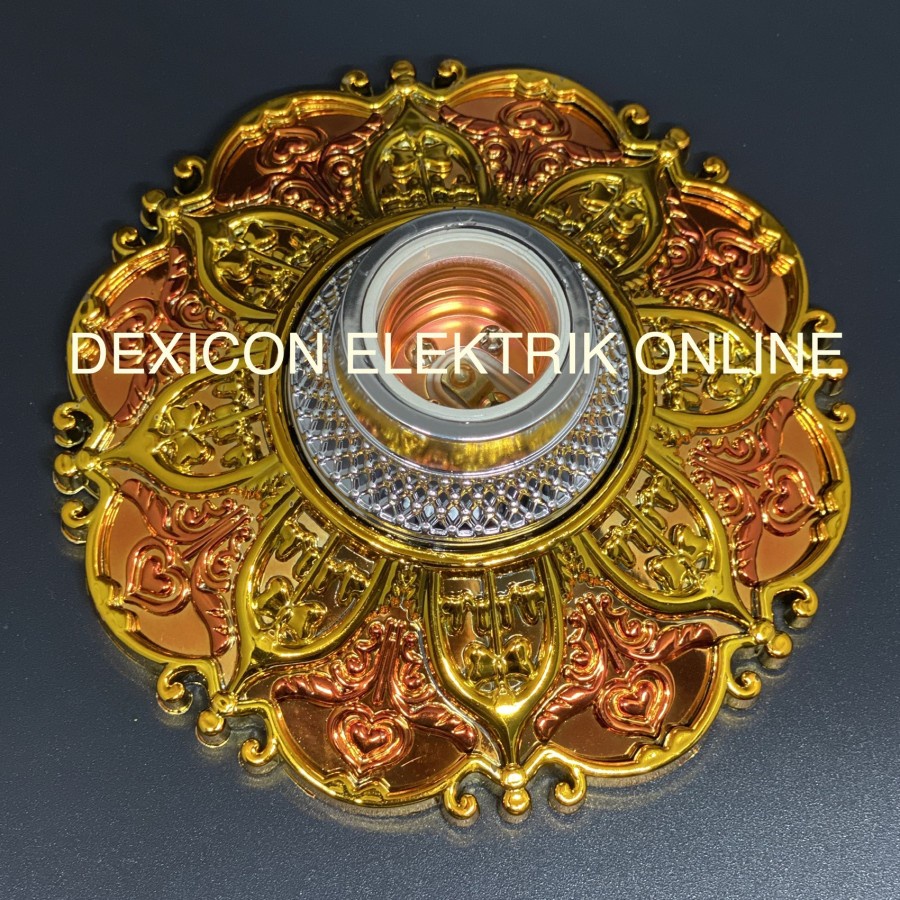 Jual fitting lampu plafon/fitting plafon/fitting hias modern ...