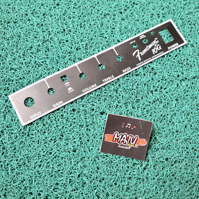 Jual stiker decal tulisan amply amplifier gitar or bass frontman 10g ...