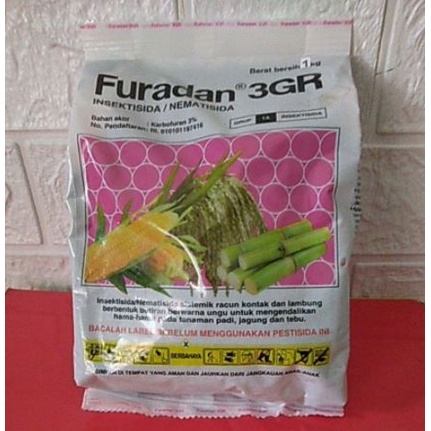 Jual Furadan 3GR Insektisida Obat Hama Tanaman - 1Kg - BEST PRODUCT ...