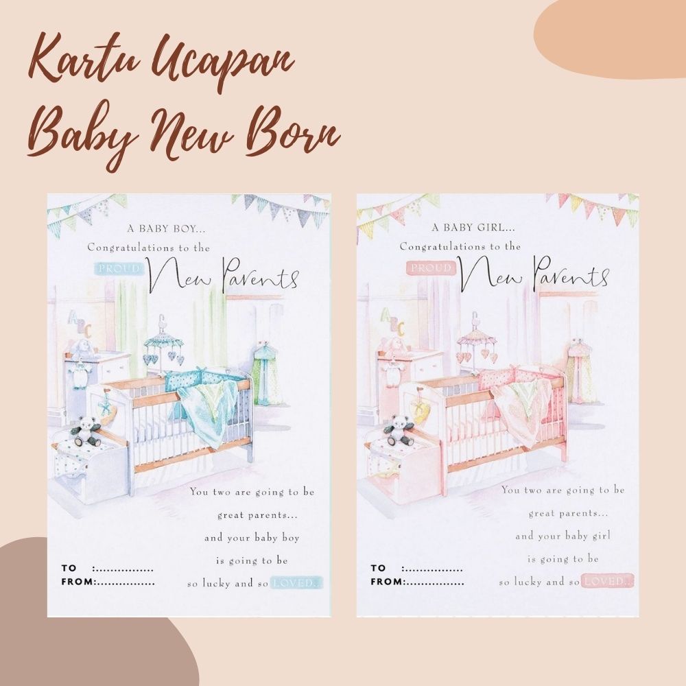 Jual THANKS CARD KARTU UCAPAN BABY NEW BORN BAYI BARU LAHIR part 3 by ...