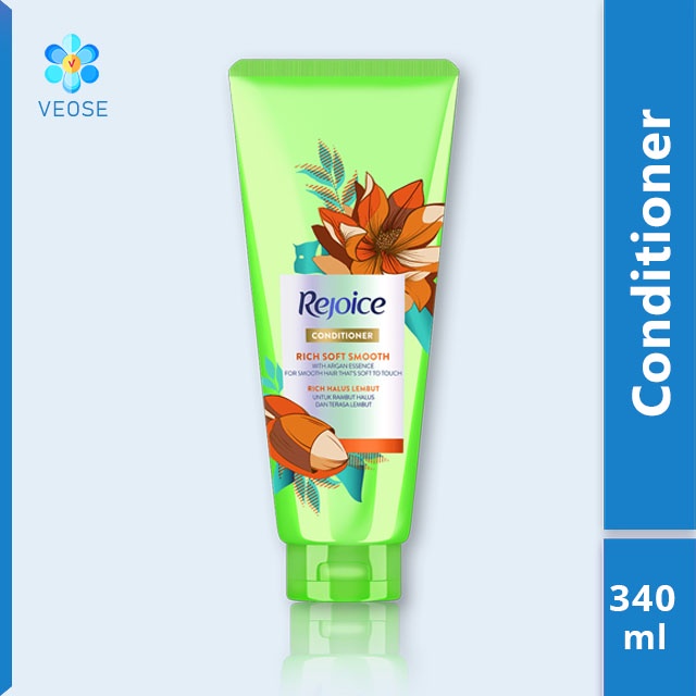 Jual Rejoice Rich Soft Smooth Conditioner - 340ml (Kondisioner) | Shopee Indonesia