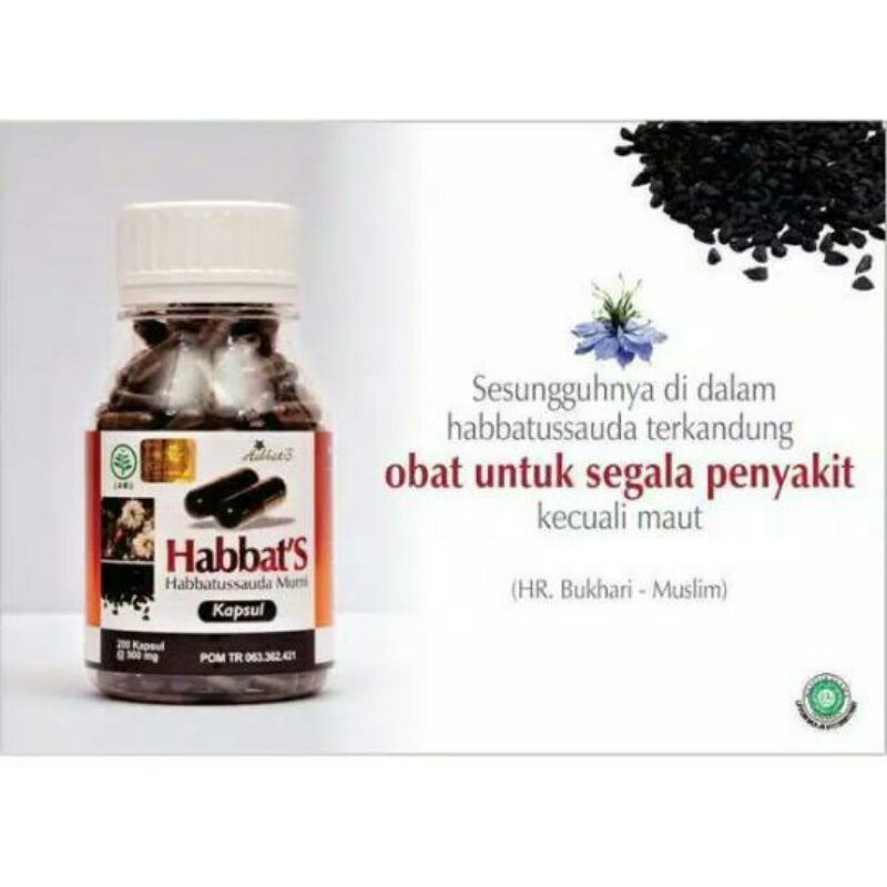Jual Kapsul Habbatussauda murni Habbat's | Shopee Indonesia