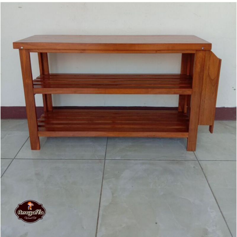 Jual Bangku Kayu Jati, Rak Sepatu, Rak Susun, Rak Buku, Rak Kayu, Meja ...