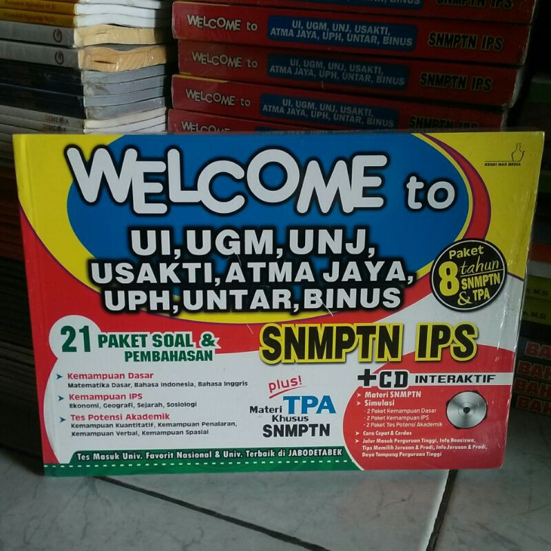 Jual Buku Welcome To UI UGM ITB IPB UNJ USAKTI ATMA JAYA UPH UNTAR ...