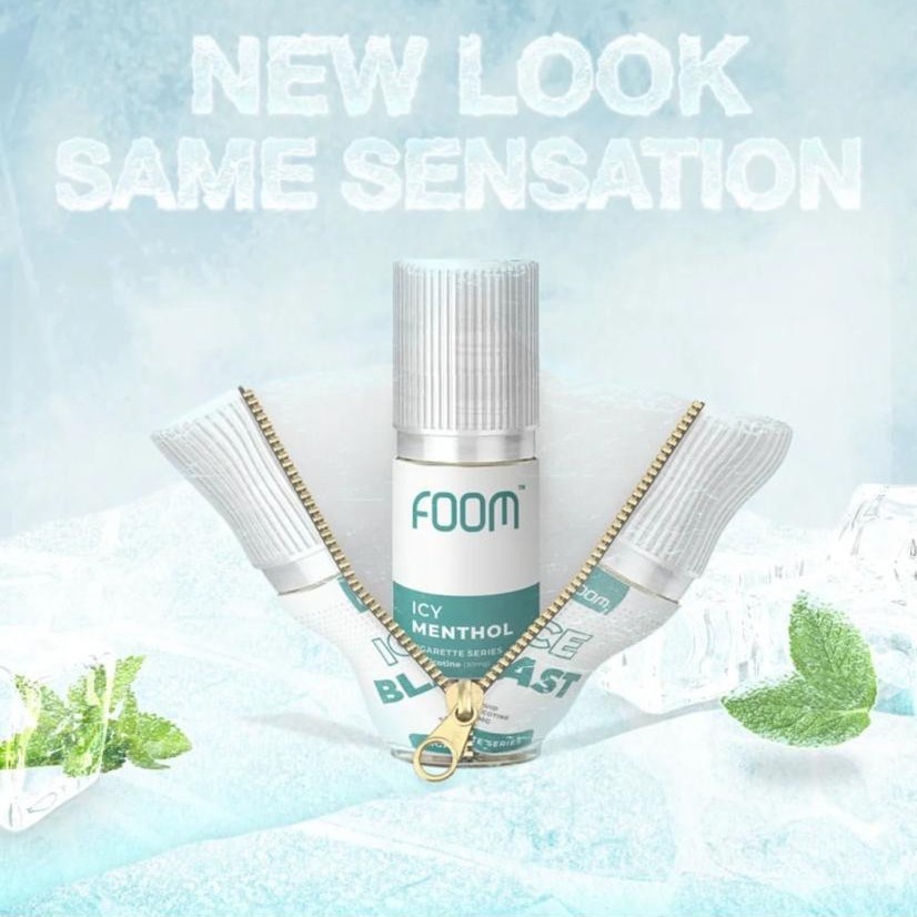 Jual FOOM ICY MENTHOL SALTNIC 30ML BY FOOM LAB | Shopee Indonesia