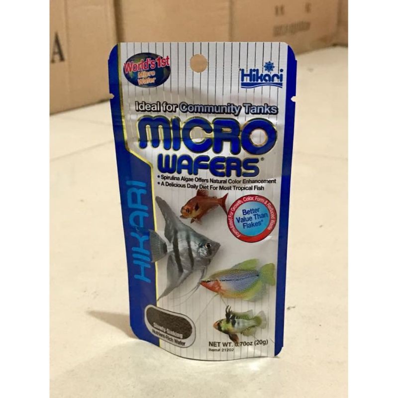 Jual HIKARI MICRO WAFERS 20 gram pakan makanan ikan | Shopee Indonesia