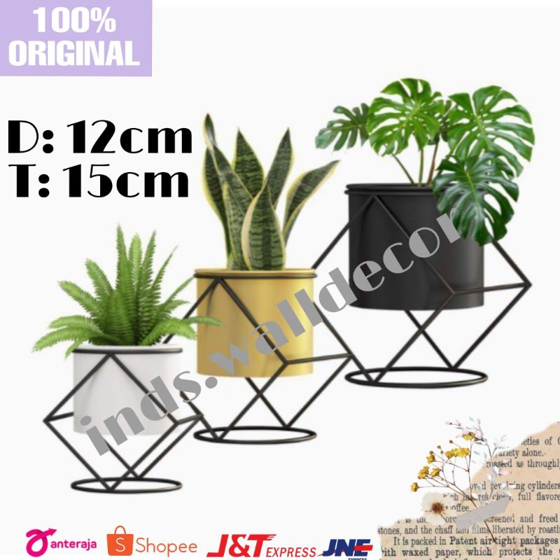 Jual [ ] - Rak Pot Bunga Besi Minimalis / Standing Pot Bunga | Shopee ...
