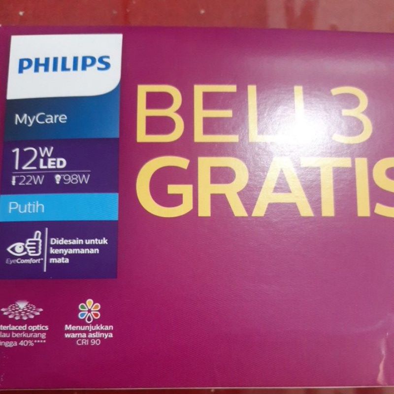 Jual Lampu Philips LED 12 Watt Multi pack | Shopee Indonesia
