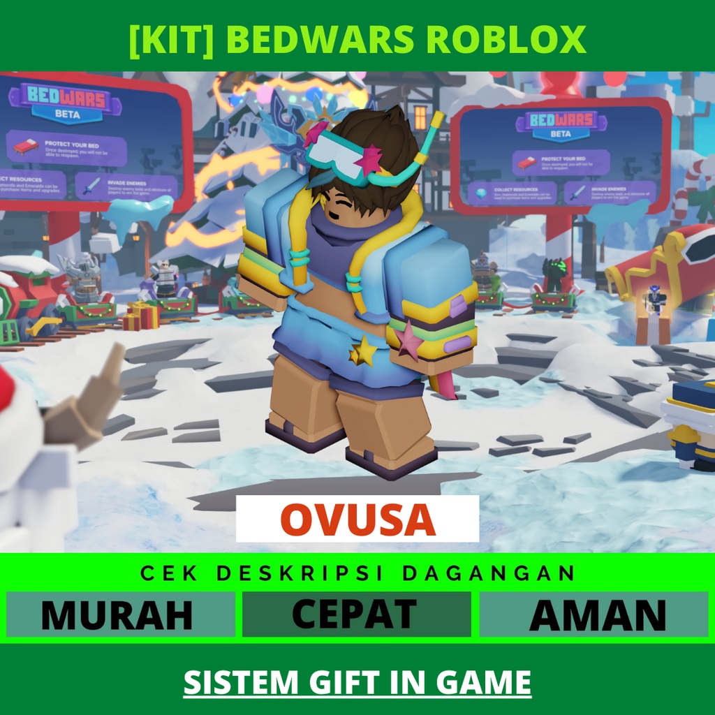 Jual Roblox Bedwars Battlepass Season 4 & Kit Trinity Freiya Axolotl ...