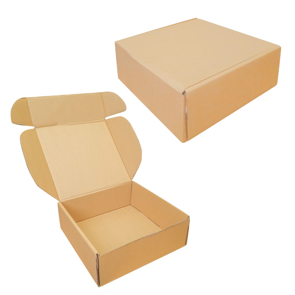 Jual Box 27x27x10 cm (Puding) kardus/Karton/Paking/Polos/Hampers/Boneka ...