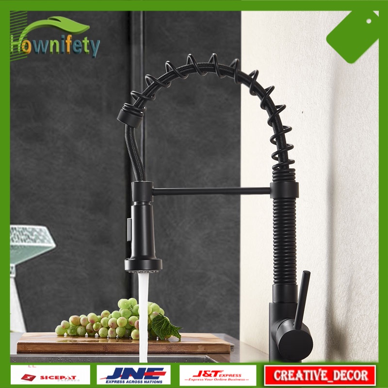 Jual Kran Panas Dingin Impor Premium Pull Down Kitchen Spring Faucet ...