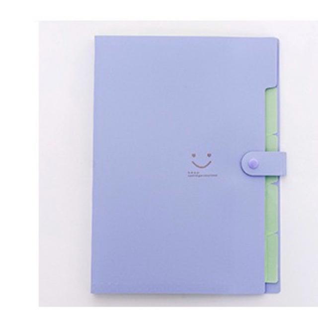Jual B 059 | ORGANIZER FILE FOLDER 5 SLIDE SMILE | DOCUMEN BAG 5 POCKET ...