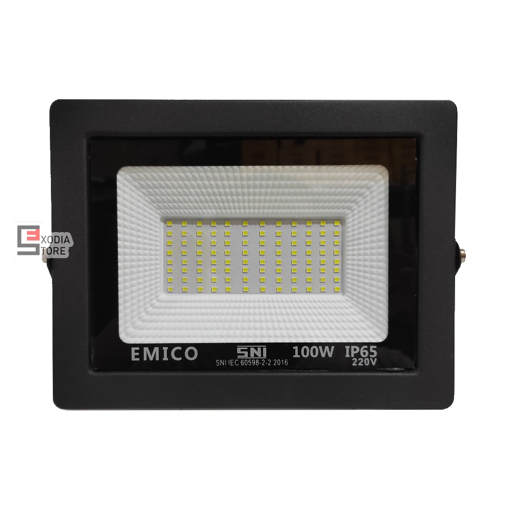 Jual Emico Lampu Sorot SMD LED 100 watt SNI IP65 Lampu Tembak Floodlight utk Panggung / Outdoor ...