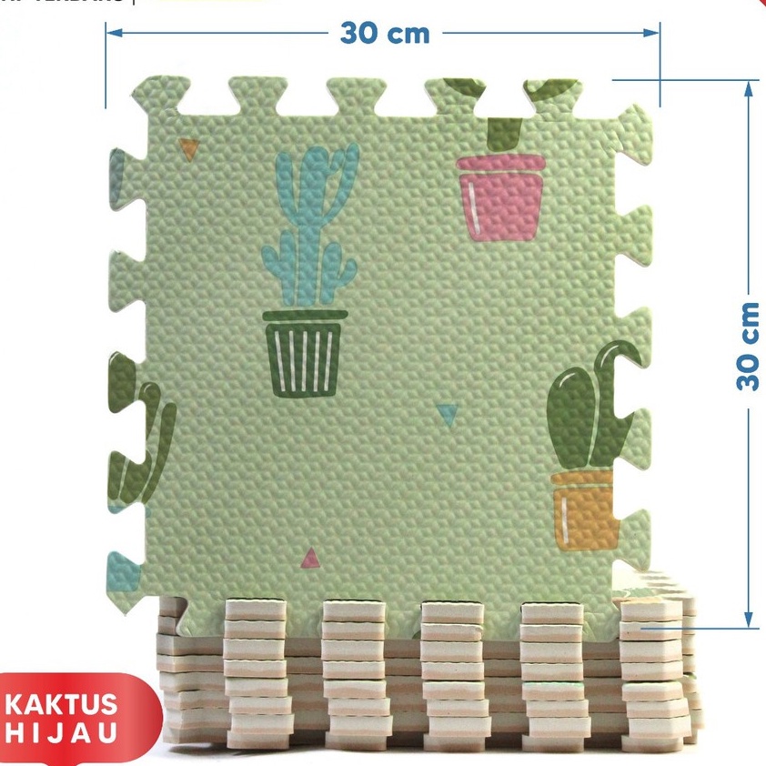 Jual 30X30X1CM PUZZLE ALAS LANTAI EVA MAT WOOD KARPET TIKAR MATRAS ...
