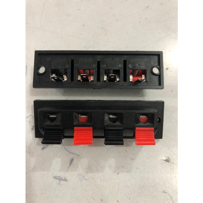 Jual Terminal speaker 4 pin kecil terminal speaker stereo | Shopee ...