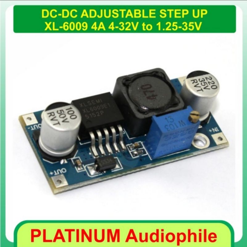Jual XL6009 Step up 3A DC to DC adjustable Converter modul XL-6009 | Shopee Indonesia