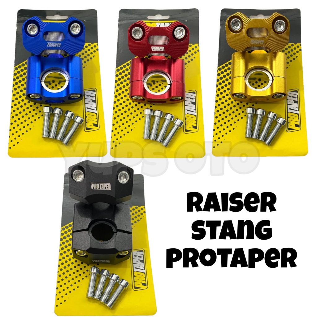 Jual RAISER STANG FAT BAR PROTAPER CNC SET PLUS BAUT PNP RISER STANG ...