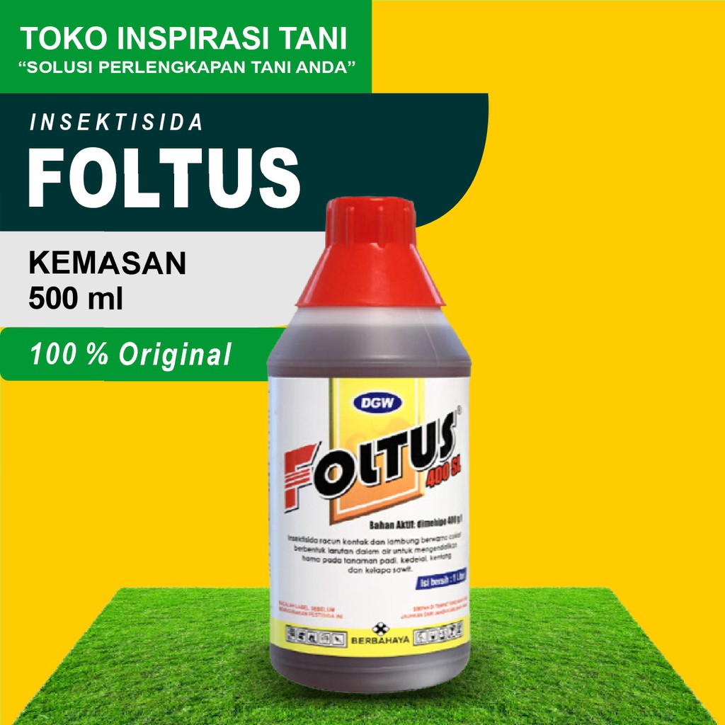 Jual Foltus 400 SL Insektisida Sistemik Pembasmi Hama Ulat 500 ml ...