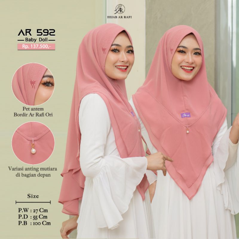 Jual Hijab jilbab instan cantik by Arrafi | Shopee Indonesia