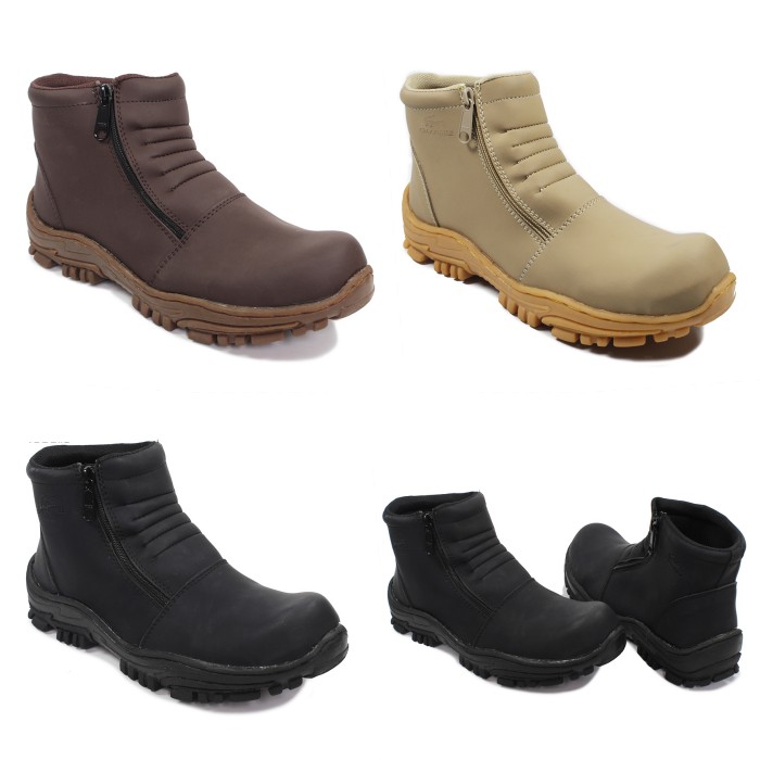 Jual KULIT ASLI-CROCODILE STRUTS sepatu safety boots sleting pria ...
