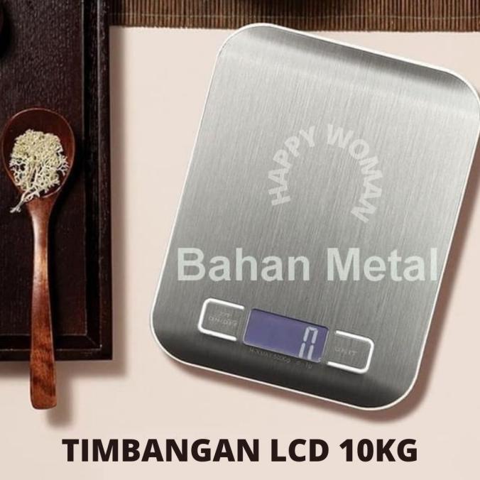 Jual Timbangan Digital Elektronik Penimbang Makanan Dapur Lcd 10Kg ...