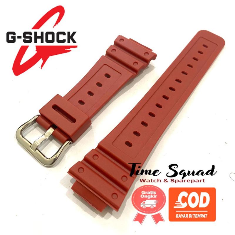 Jual Tali strap jam tangan Casio G shock DW5600 tali jam rubber DW6900 ...