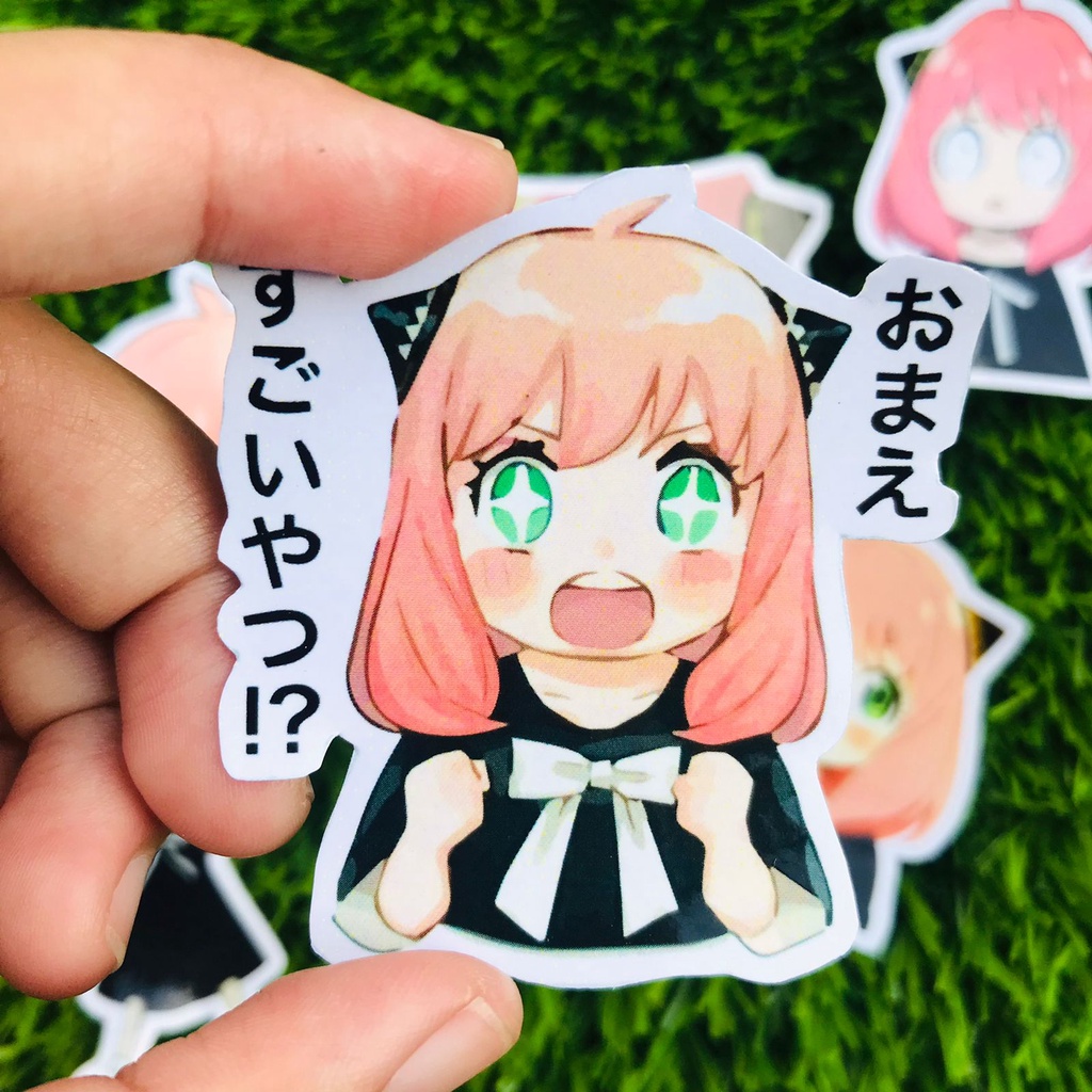 Jual Stiker Anya Forger Karakter Anime Spy X Family Sticker | Shopee ...