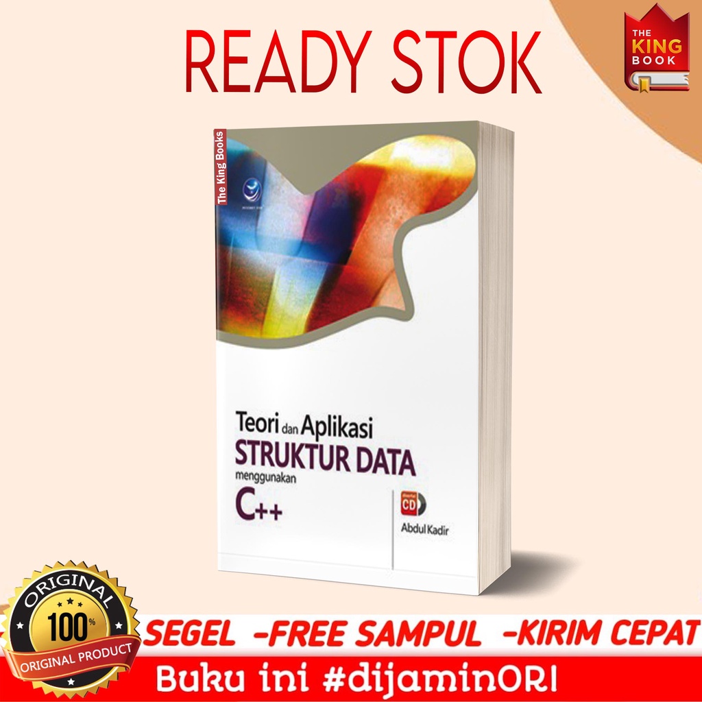 Jual Buku Teori Dan Aplikasi Struktur Data Menggunakan C ++ | Shopee ...