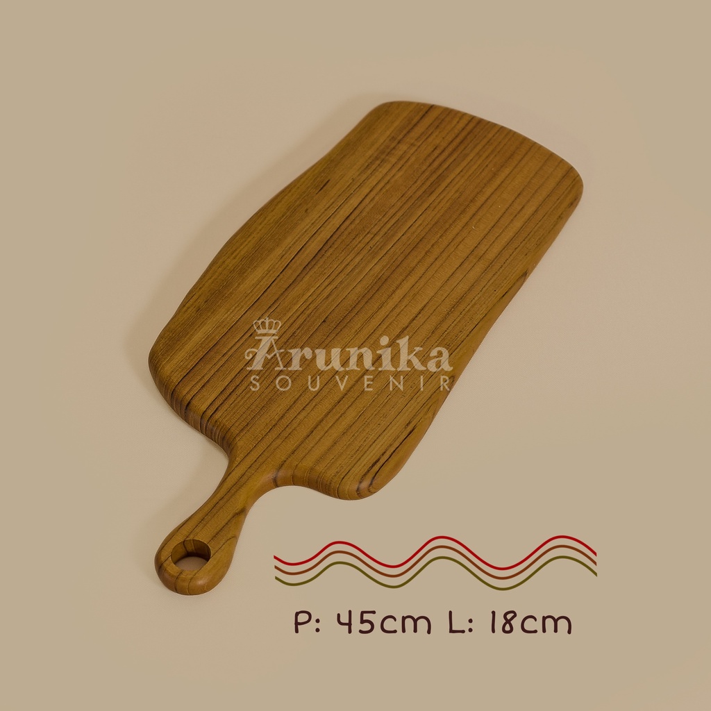 Jual Talenan Kayu Jati 18 cm X 45 cm | Talenan Besar | Talenan Alami ...