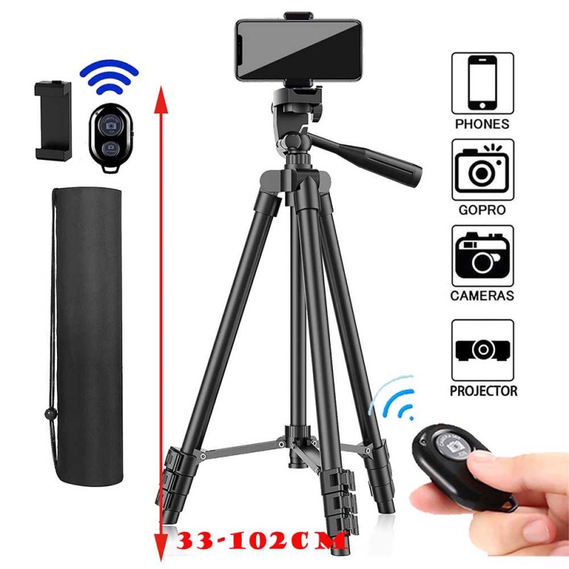 Jual Tripod Kamera Hp Profesional Bluetooth Shutter | Shopee Indonesia