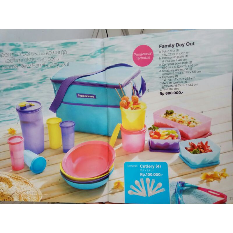 Jual TUPPERWARE ORIGINAL BARU || FULL SET || FAMILY DAY OUT | Shopee ...