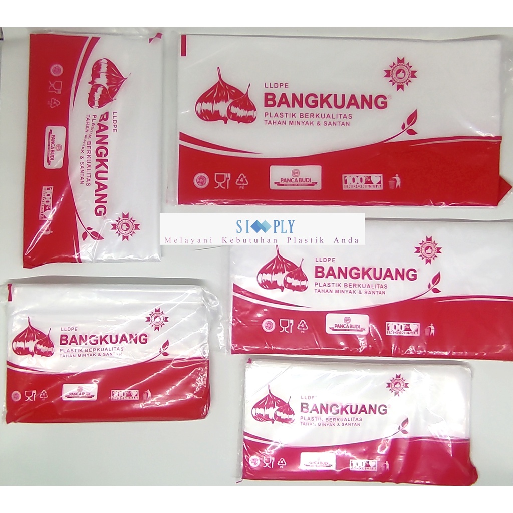 Jual Plastik PE Bangkuang Uk 10x20/12x25/15x30/17x35/20x35 | Shopee ...