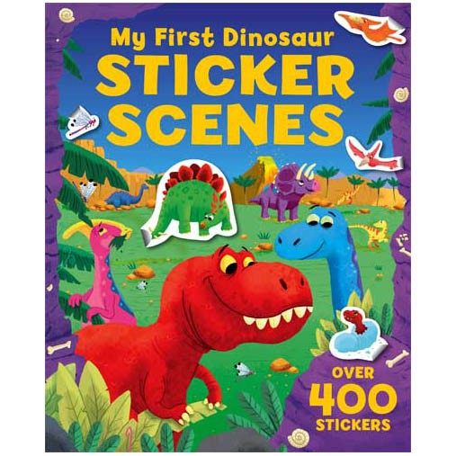 Jual My First DINOSAUR Sticker Scenes Book with over 400 stickers ...
